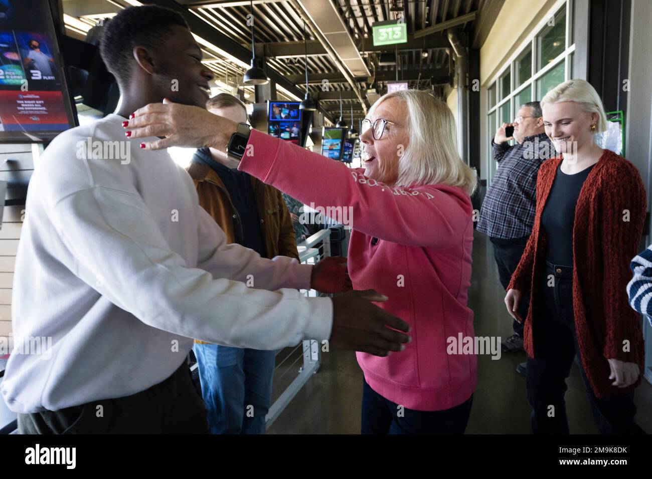CIA Officers Memorial Foundation staff members Nancy Faucette, center ...