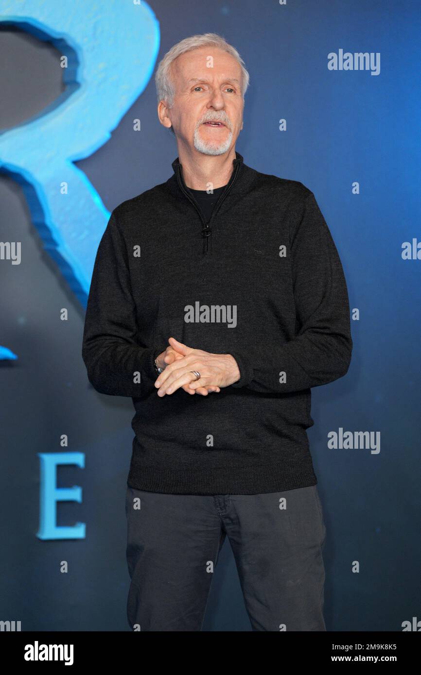Director James Cameron poses for photographers during a photo call for ...