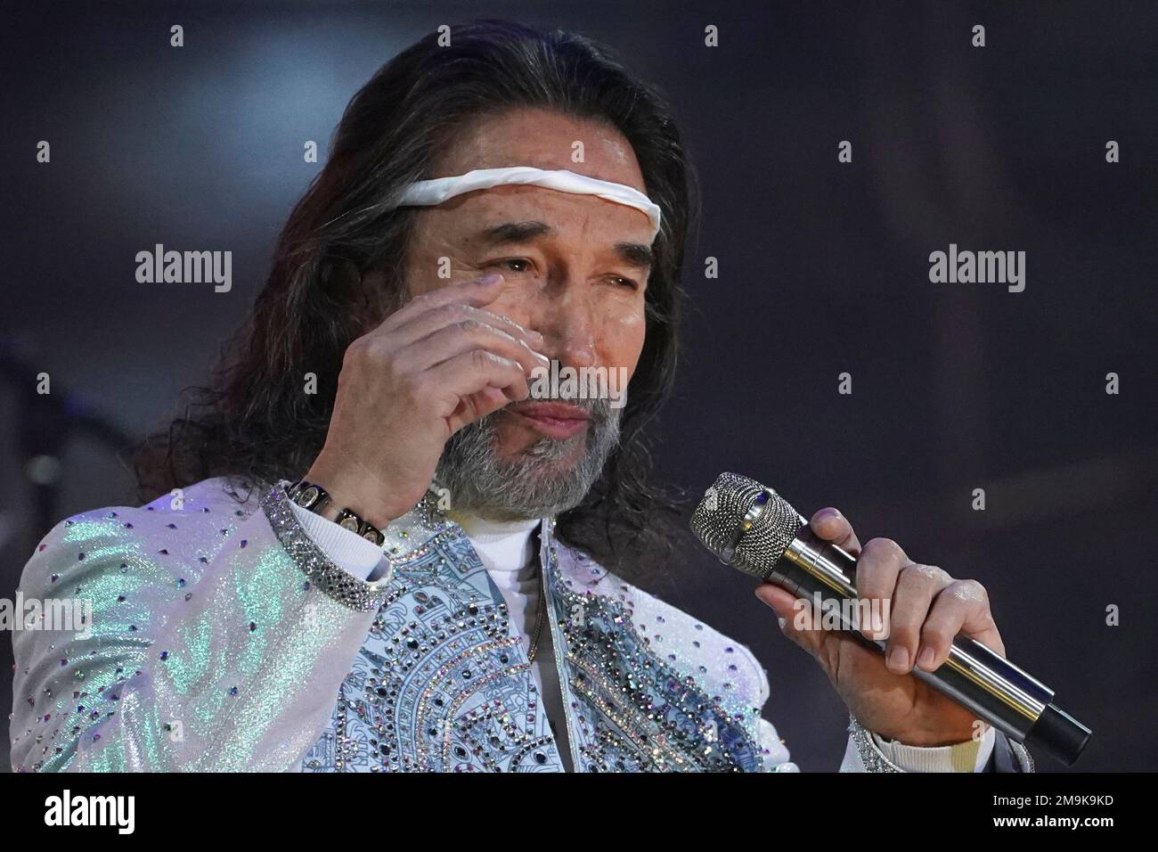 Los Bukis, a Mexican band led by singer Marco Antonio Solis, perform in ...
