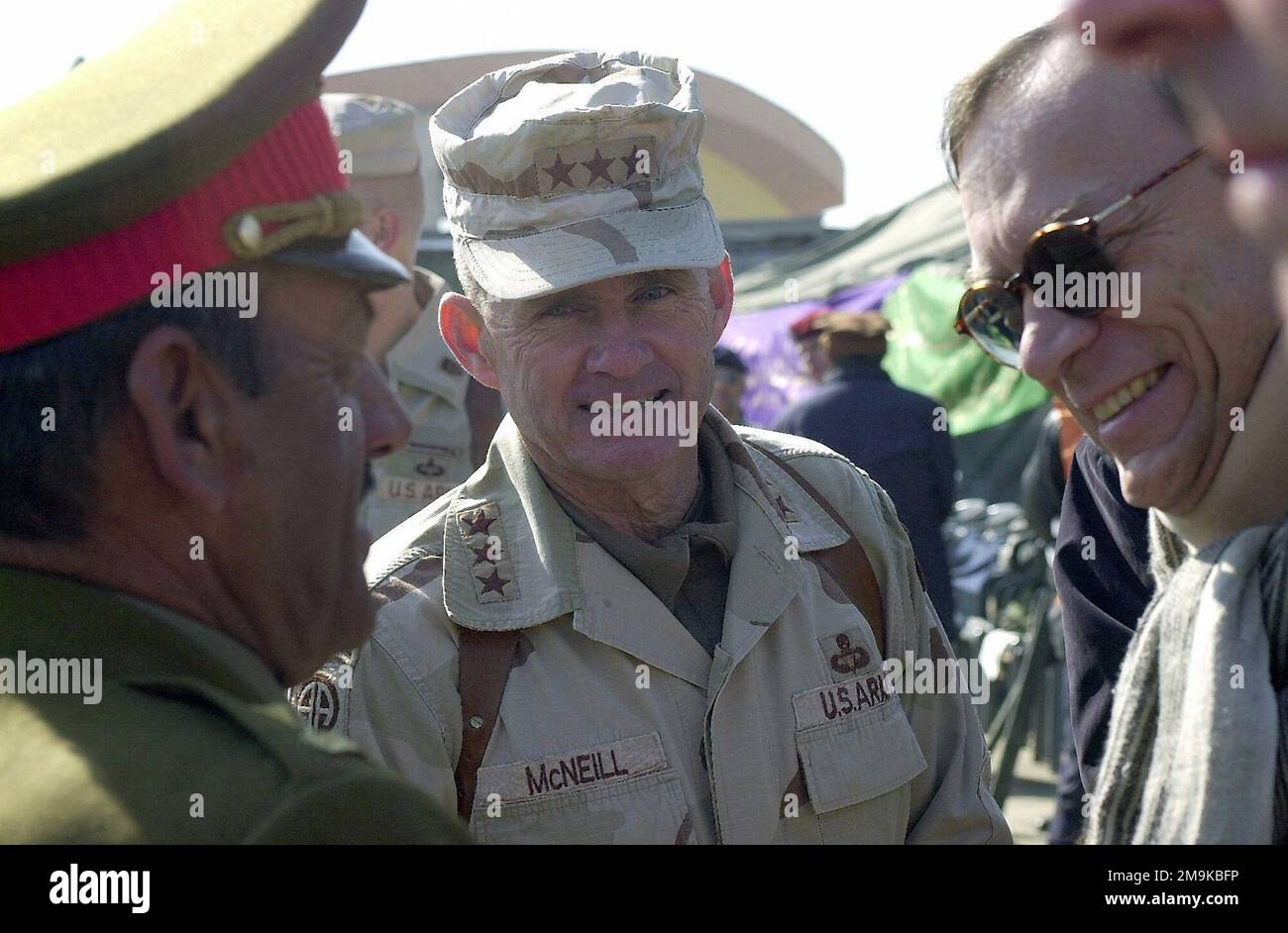US Army (USA) Lieutenant General (LTGEN) Dan K. McNeill, Commander of ...
