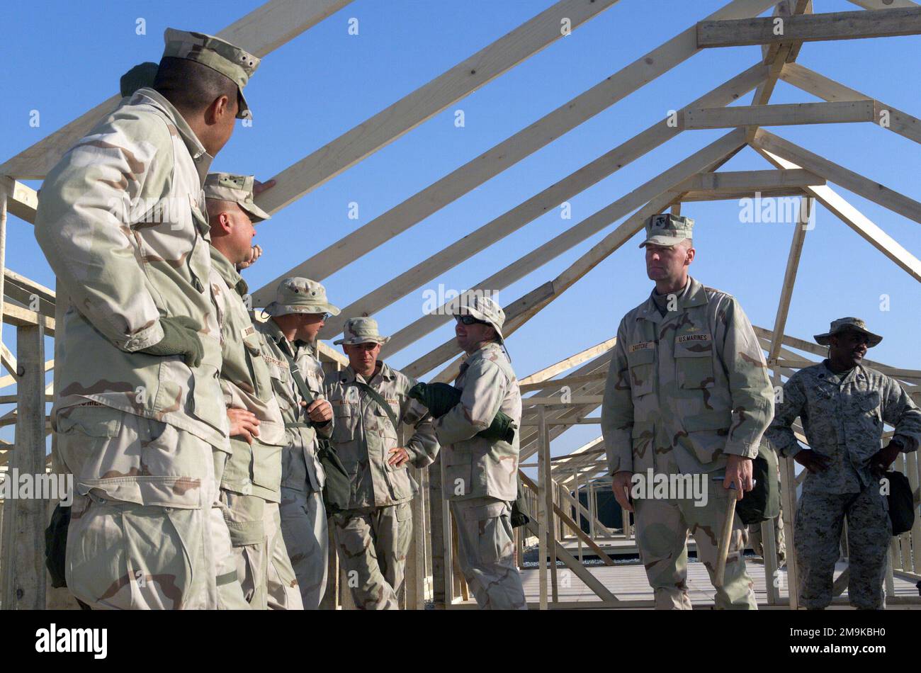 US Marine (USMC) Wing Support Squadron (MWSS) 373rd Commanding Officer ...