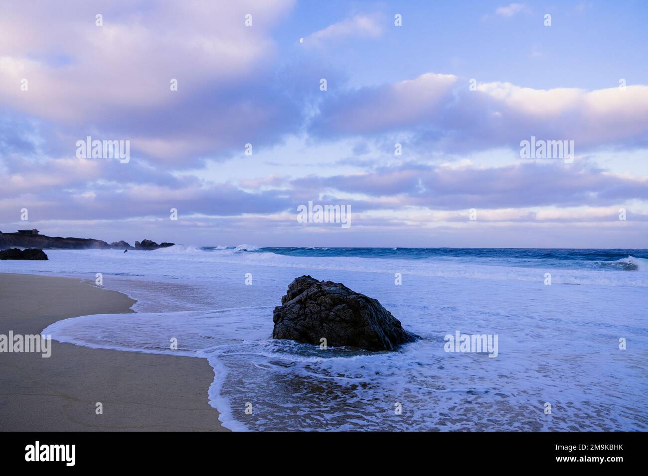 Landscape with view of Garrapata State Beach, California, USA Stock ...