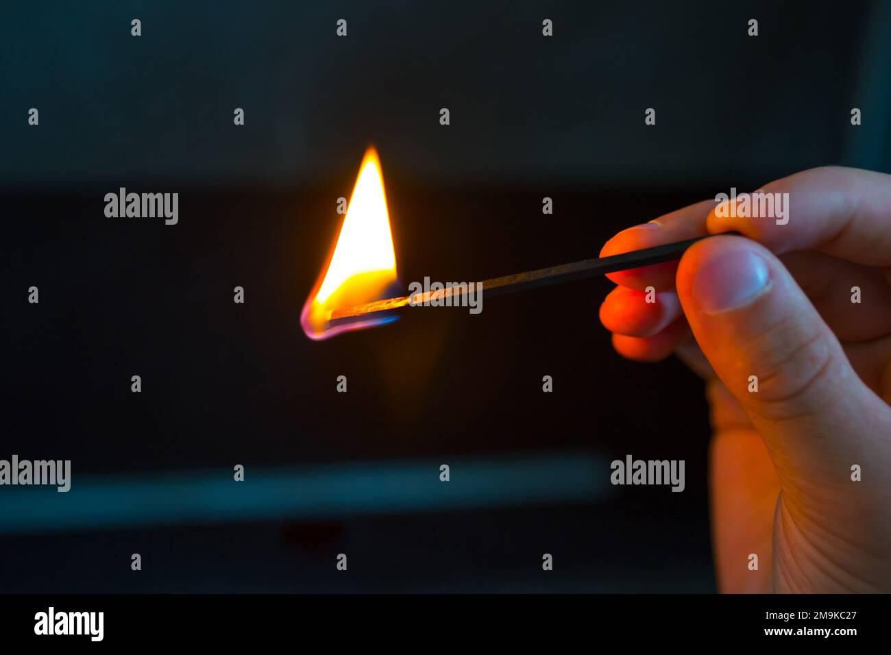 Match igniting burning hi-res stock photography and images - Alamy