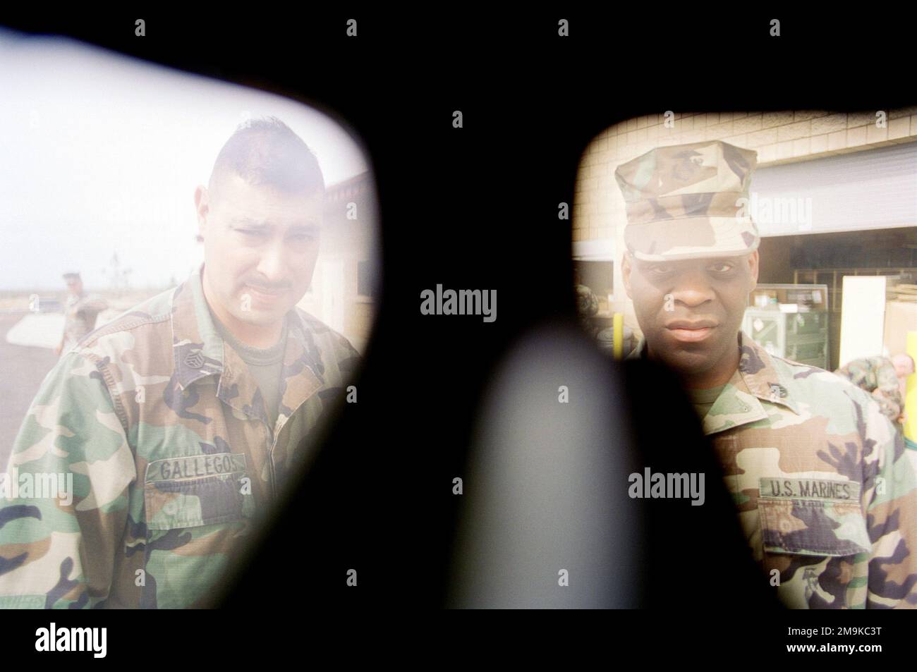 US Marine Corps Reserve (USMCR) personnel assigned to A/Company, 4th ...