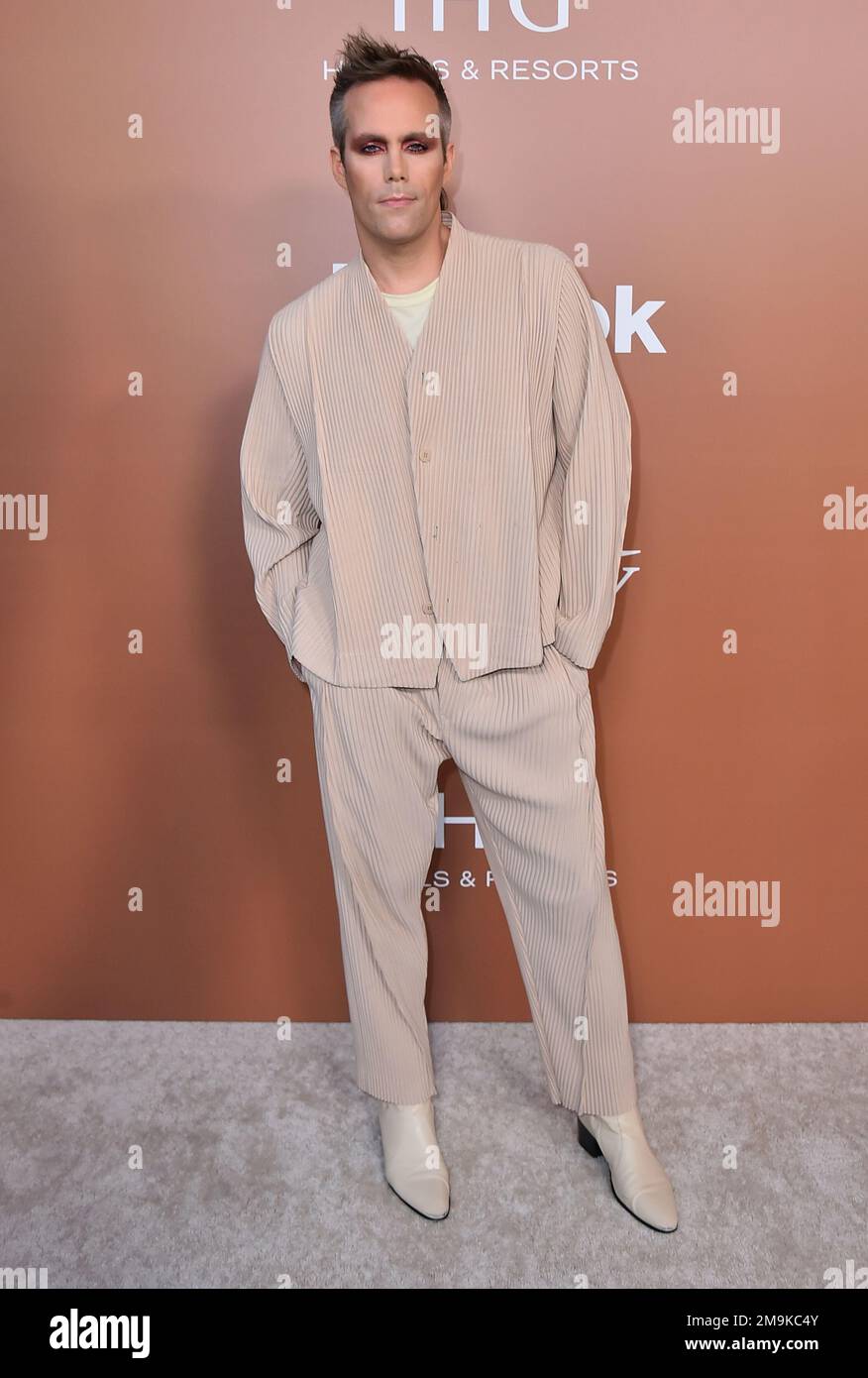 Justin Tranter attends the 2022 Variety Hitmakers Brunch, Saturday, Dec ...