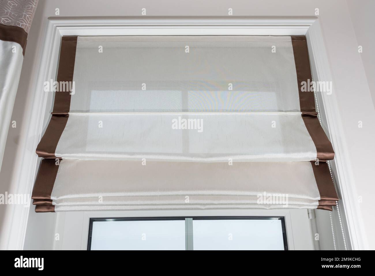 Curtains with ring top rail hi-res stock photography and images - Alamy