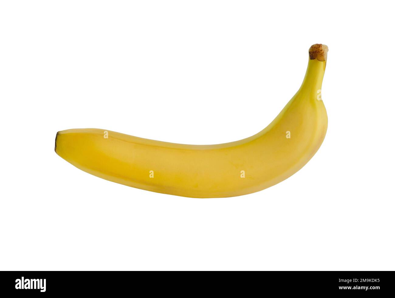 Single banana. Ripe banana isolated on white background Stock Photo - Alamy