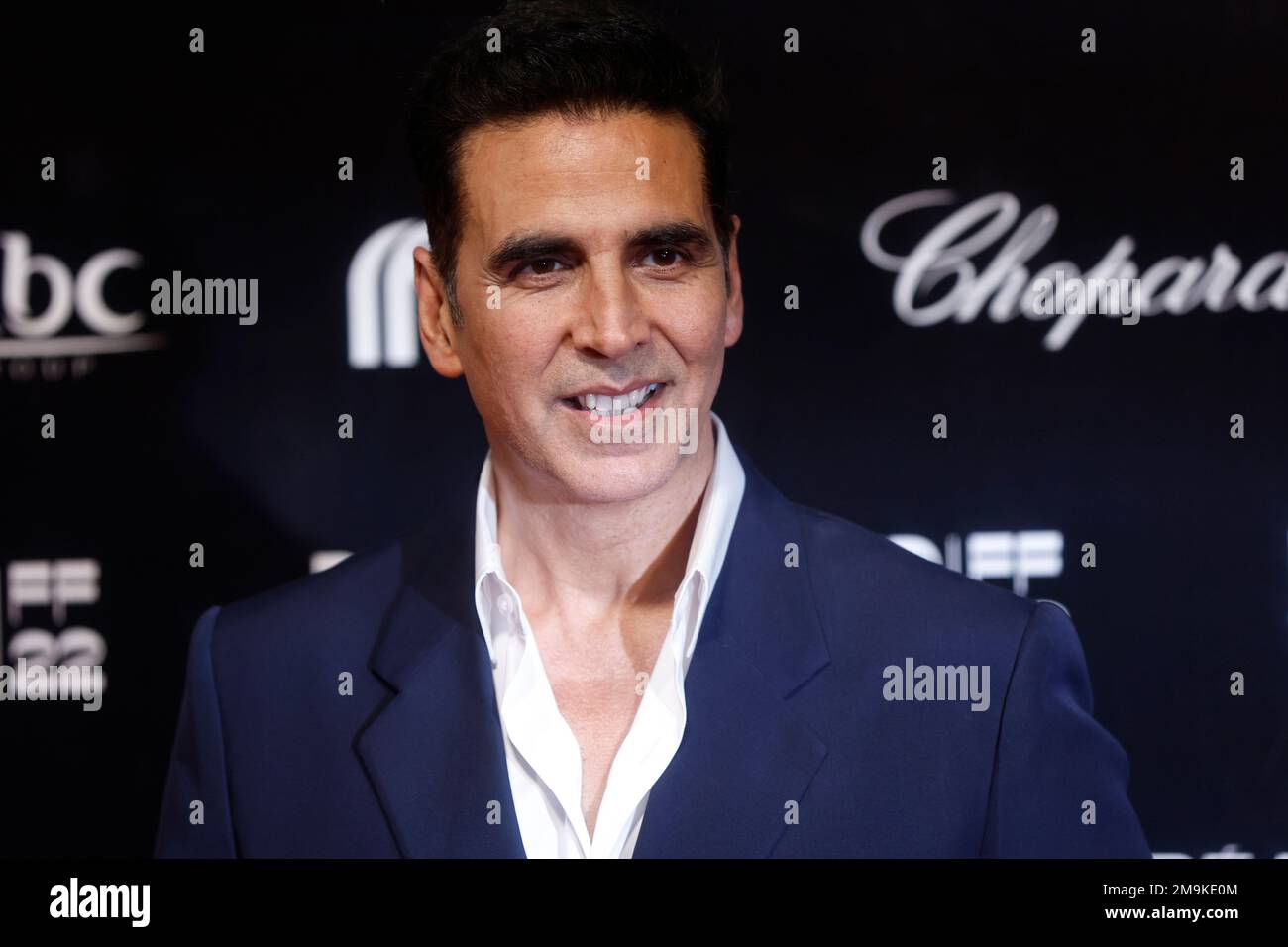 Akshay Kumar poses for photographers upon arrival for the film 'Sattar ...