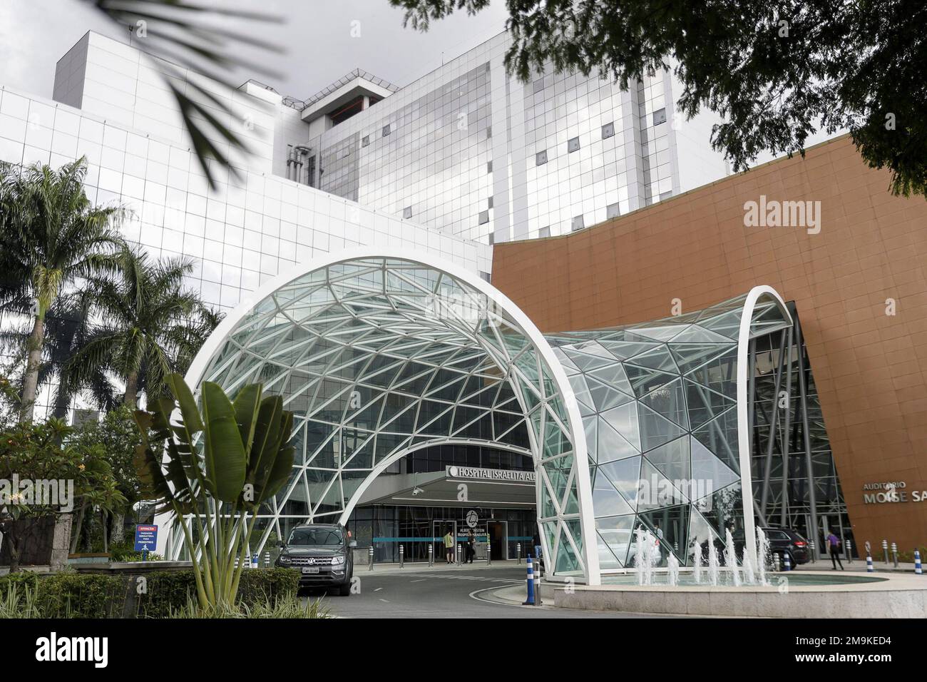 A view of the Albert Einstein Hospital where former soccer player Pele ...