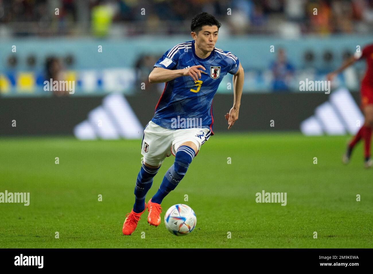 Japan's Shogo Taniguchi during the World Cup group E soccer match ...