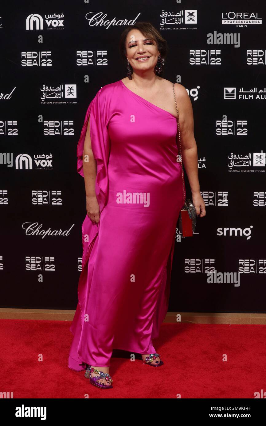 Josephine Habchi poses for photographers upon arrival for the film 'All ...