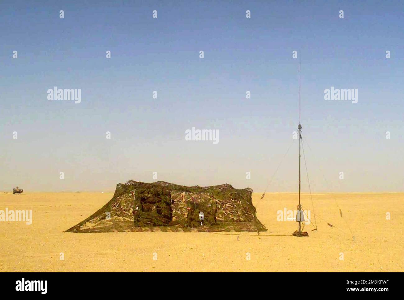 A British communications site for the Regimental Main Command ...