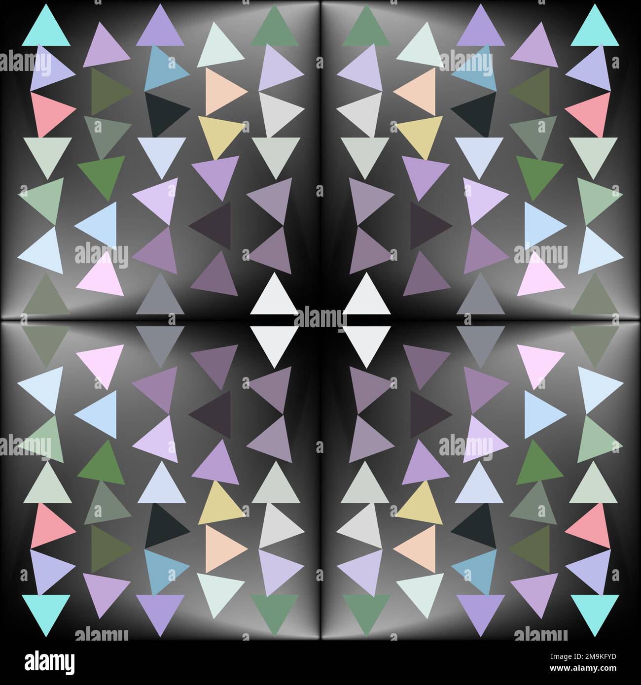 Minimalistic black and white background with color contrast element ...