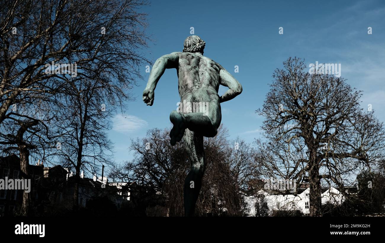 Greek runner sculpture hi-res stock photography and images - Alamy