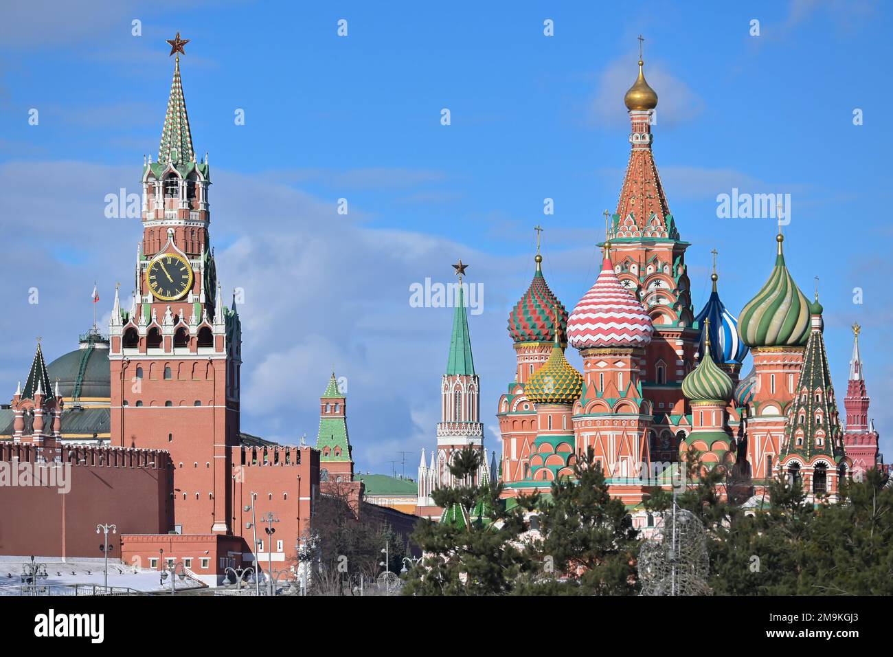 The Moscow Kremlin. The Kremlin in Moscow is a UNESCO World Heritage ...