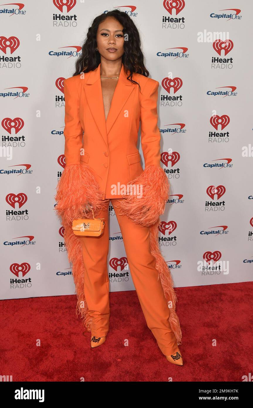 Netta Walker arrives at iHeartRadio Jingle Ball on Friday, Dec. 2, 2022 ...
