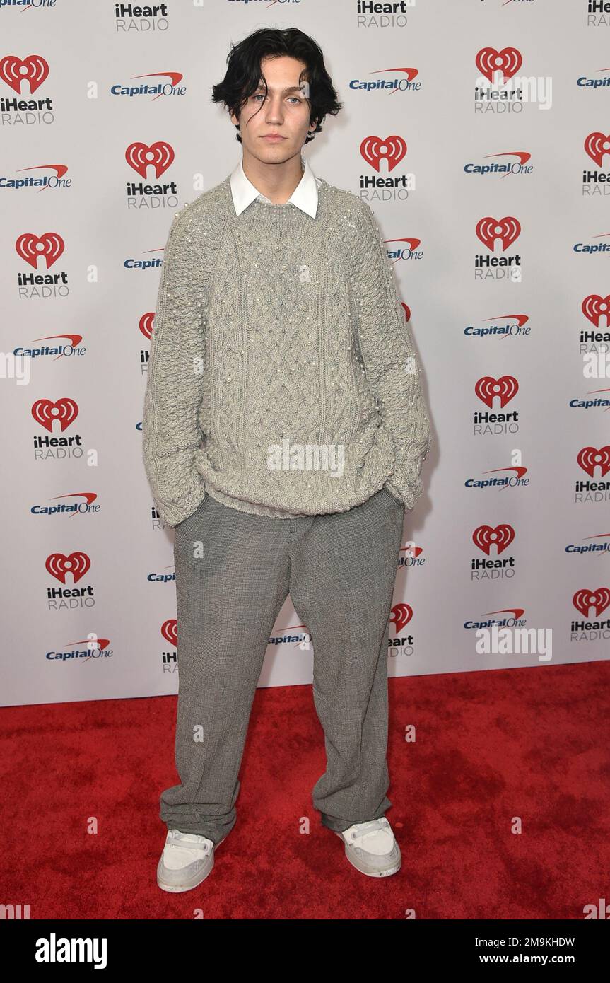 Huddy arrives at iHeartRadio Jingle Ball on Friday, Dec. 2, 2022, at ...