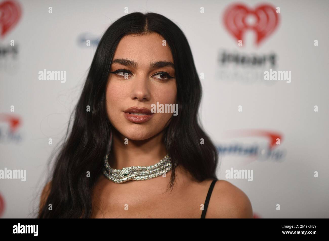 Dua Lipa arrives at iHeartRadio Jingle Ball on Friday, Dec. 2, 2022, at ...