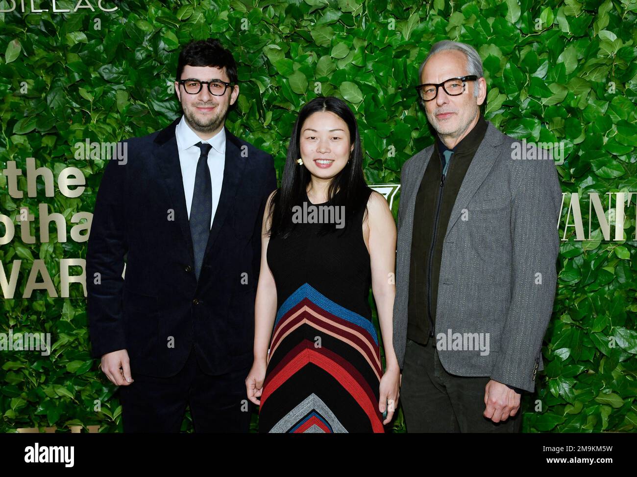 Max Heckman, left, Nanfu Wang and Marc Smerling attend the Gotham ...