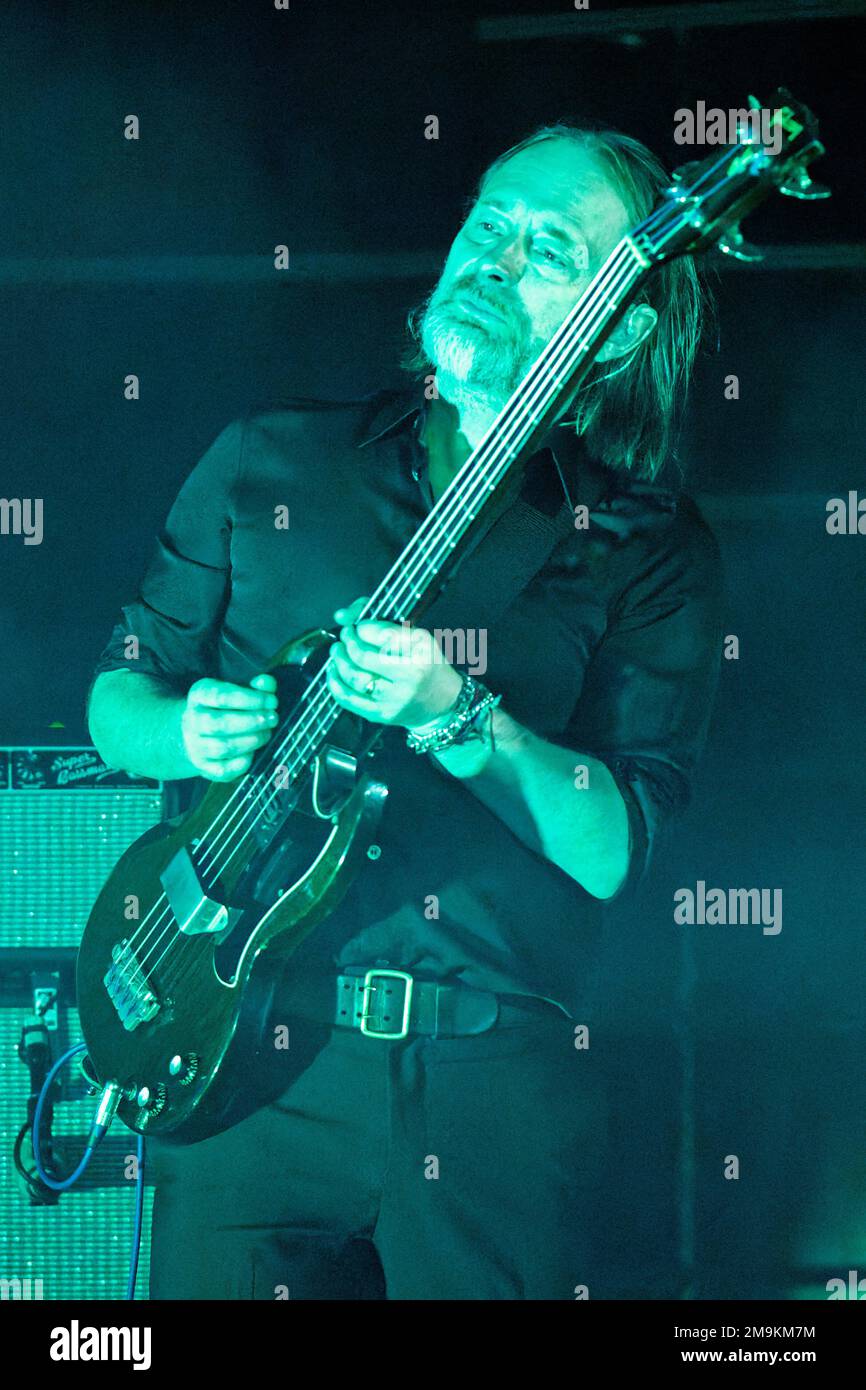 Thom Yorke, of the band The Smile, performs on Thursday, Dec. 1, 2022 ...