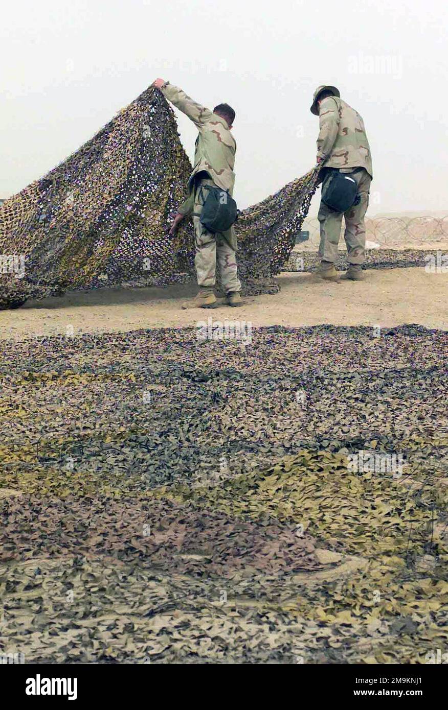 030221-M-8539K-022. Base: Camp Matilda Country: Kuwait (KWT) Scene Major Command Shown: 1ST ...