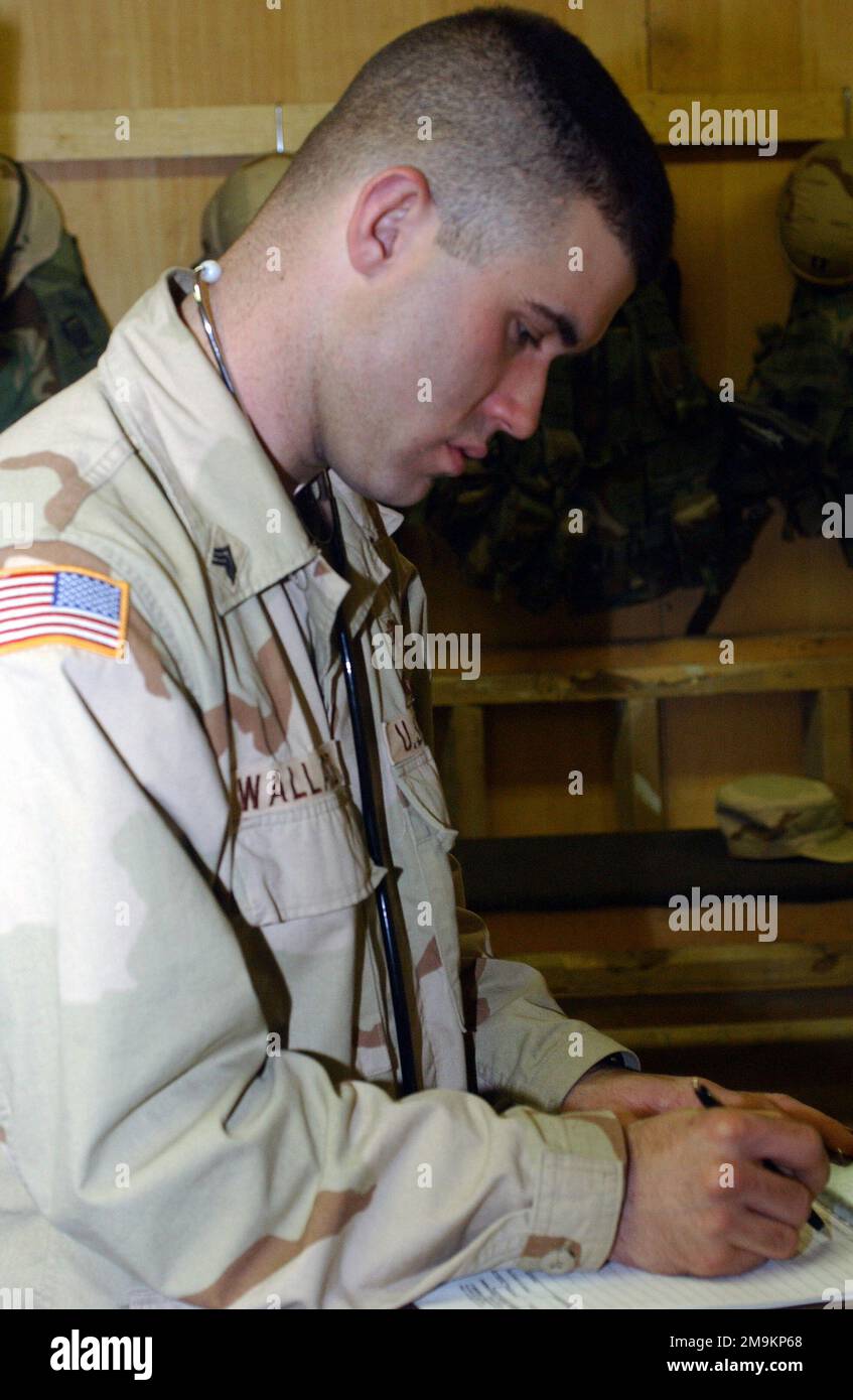 Sergeant (SGT) Aaron K. Wallace, the Non Commissioned Officer In Charge ...