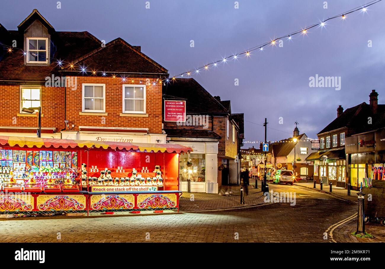 Burnham Village Christmas Markets Buckinghamshire UK Stock Photo - Alamy