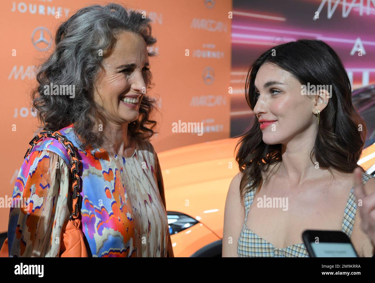 Rainey Qualley Actress AFMW: Andie MacDowell And Rainey Qualley