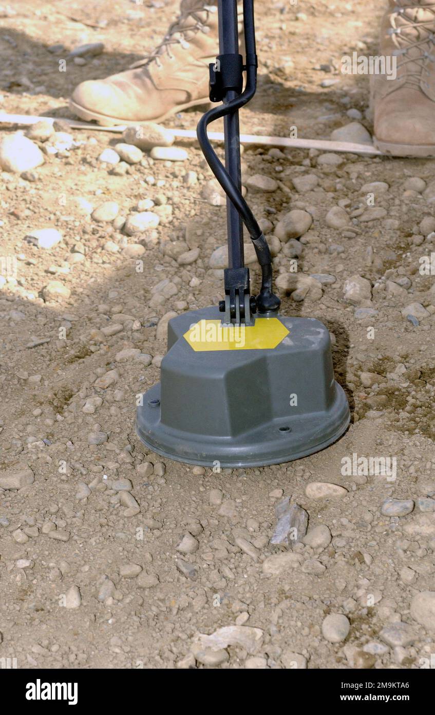 A Handheld Standoff Mine Detection Sensor (HSTAMIDS) used as a ...