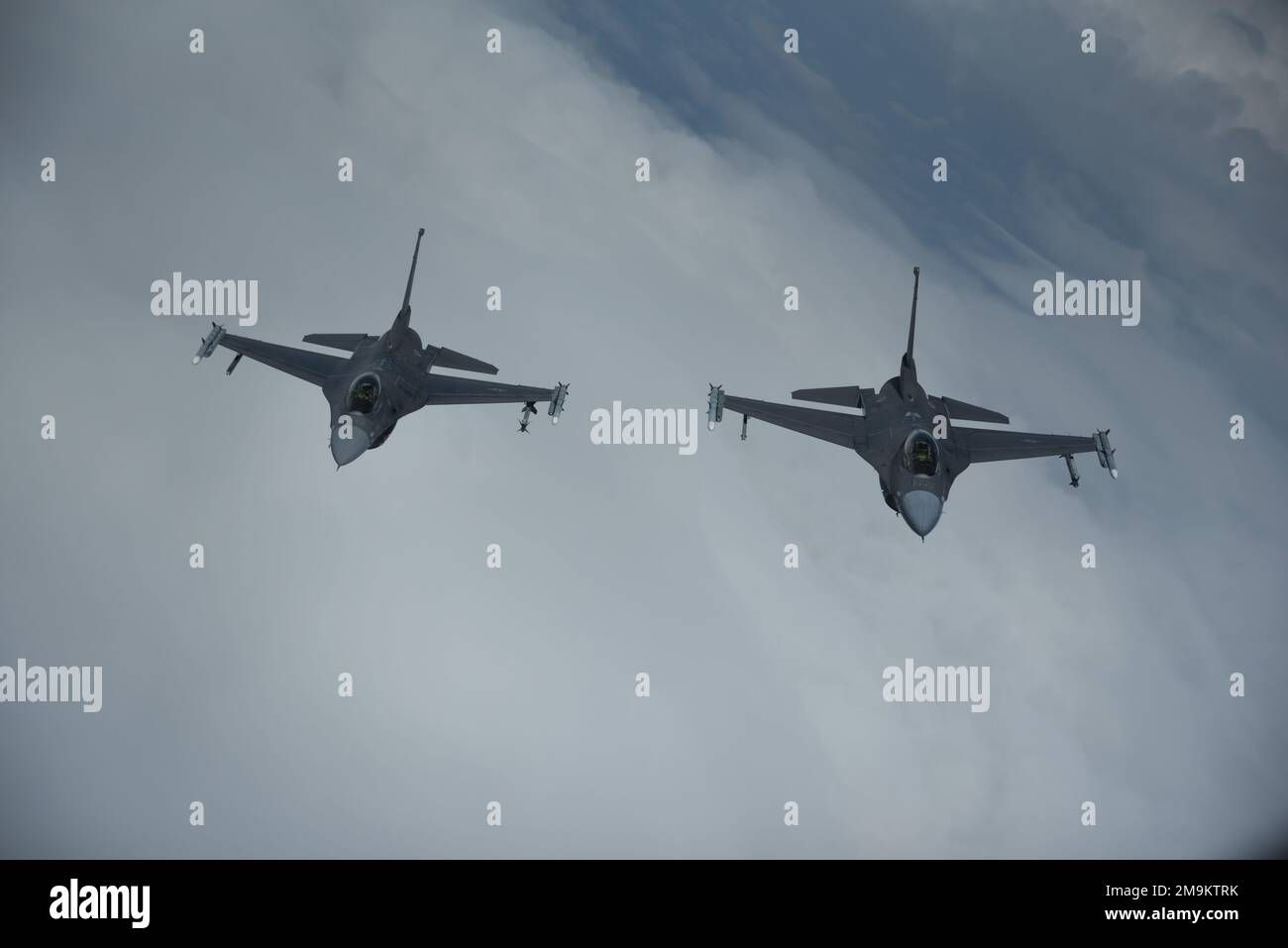 Two F-16s assigned to the Oklahoma Air National Guard’s 138th Fighter ...