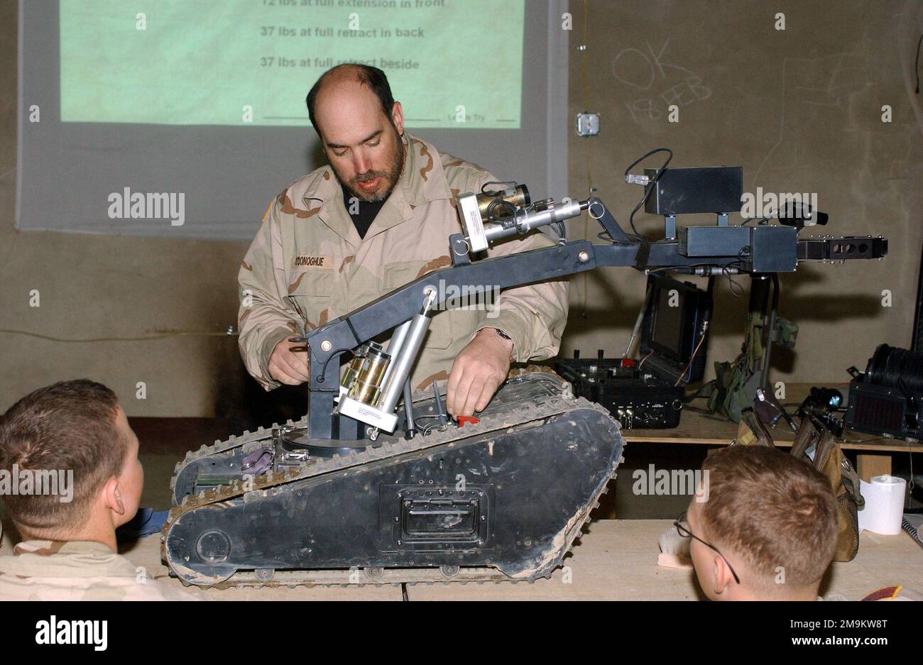 Terry O'Donogheu, a civilian contract employee with the Countermine and ...