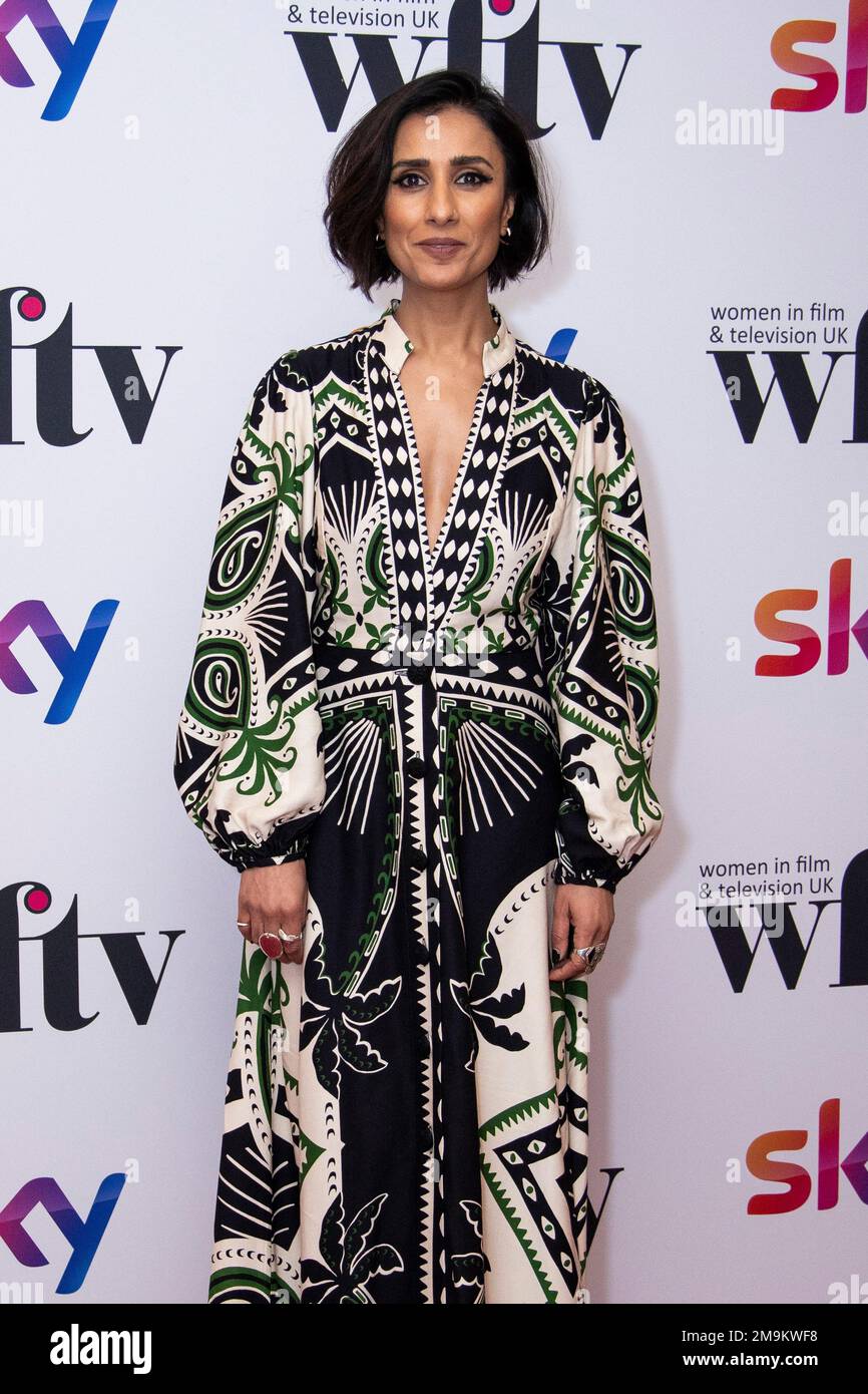 Anita Rani poses for photographers upon arrival for the Britain Women ...