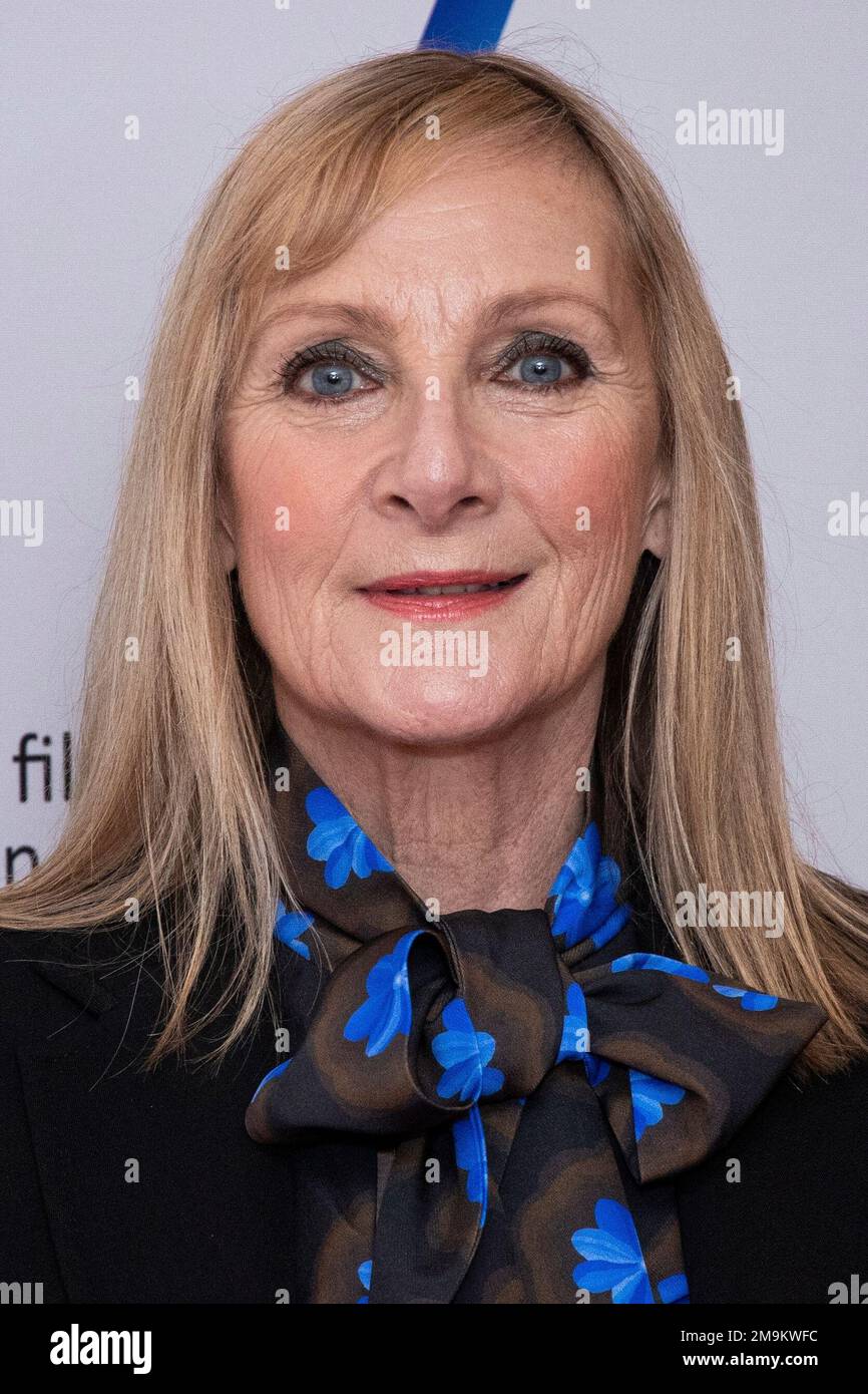 Lesley Sharp poses for photographers upon arrival for the Britain Women ...