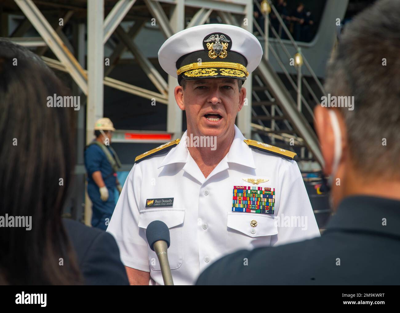 YOKOSUKA, Japan (May 20, 2022) – Rear Adm. Michael “Buzz” Donnelly ...