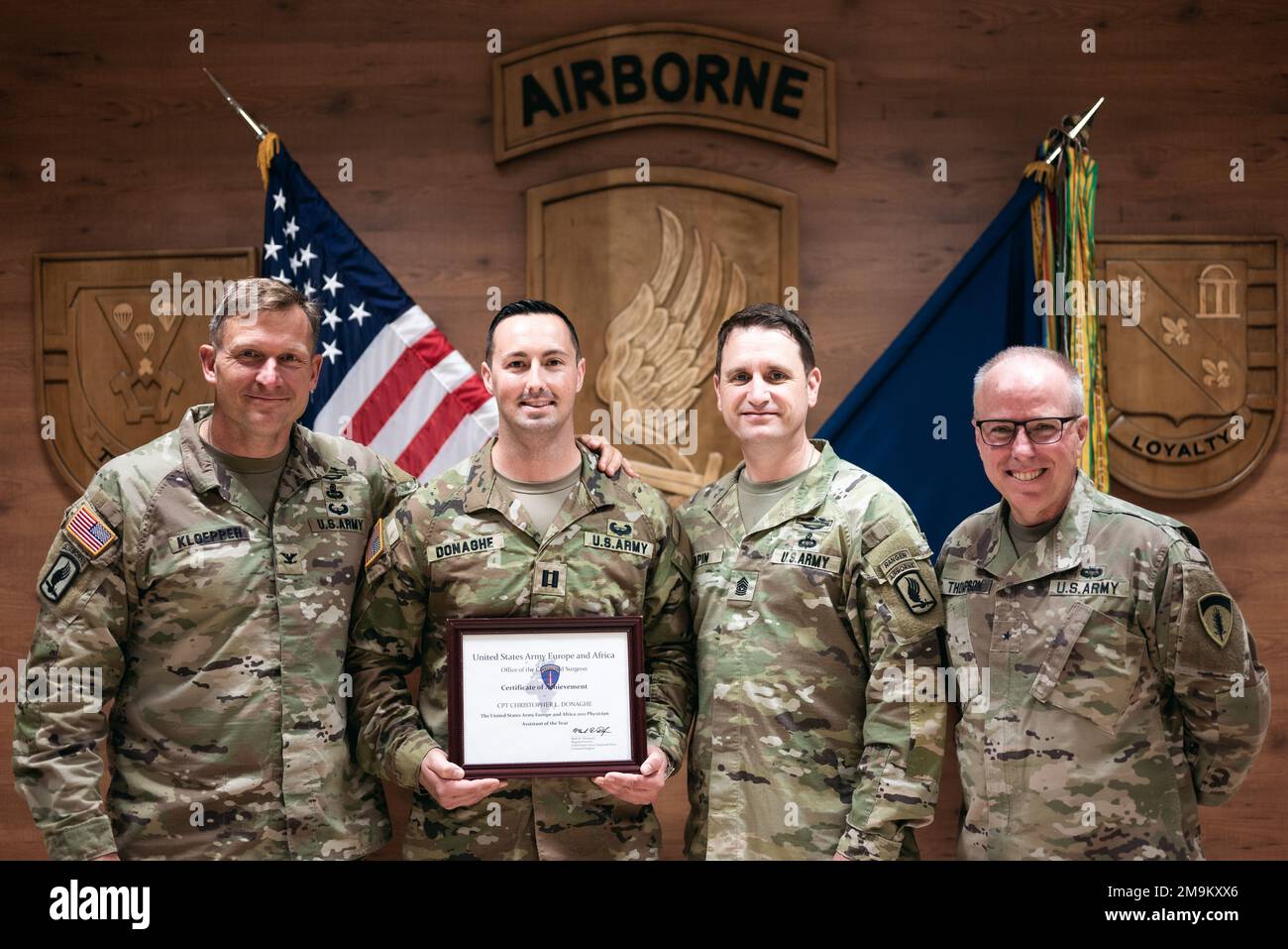 U.S. Army paratrooper Capt. Christopher Donaghe, the physician ...