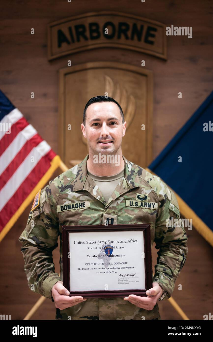 U.S. Army paratrooper Capt. Christopher Donaghe, the physician ...