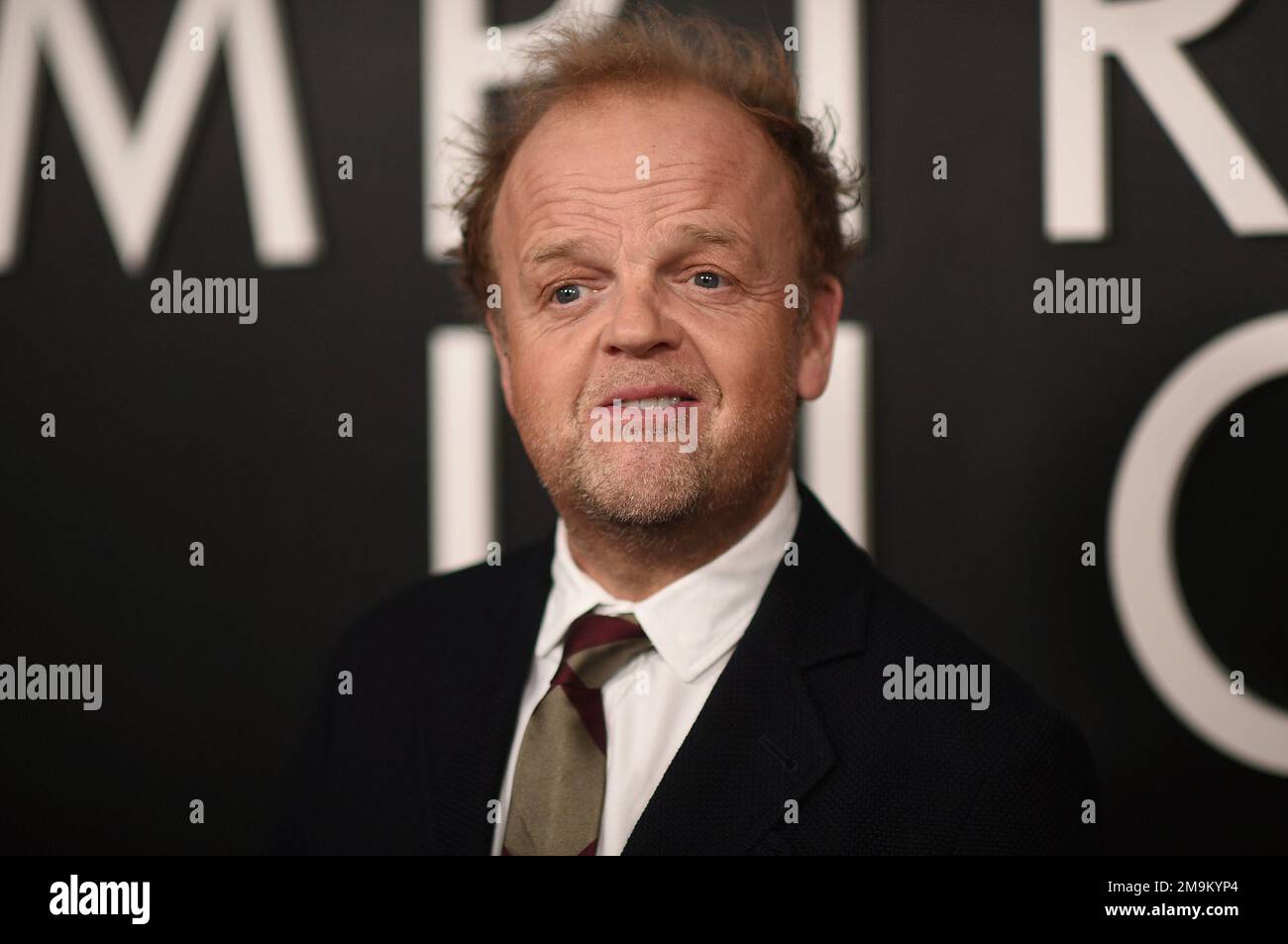 Toby Jones arrives at the premiere of "Empire of Light" on Thursday ...