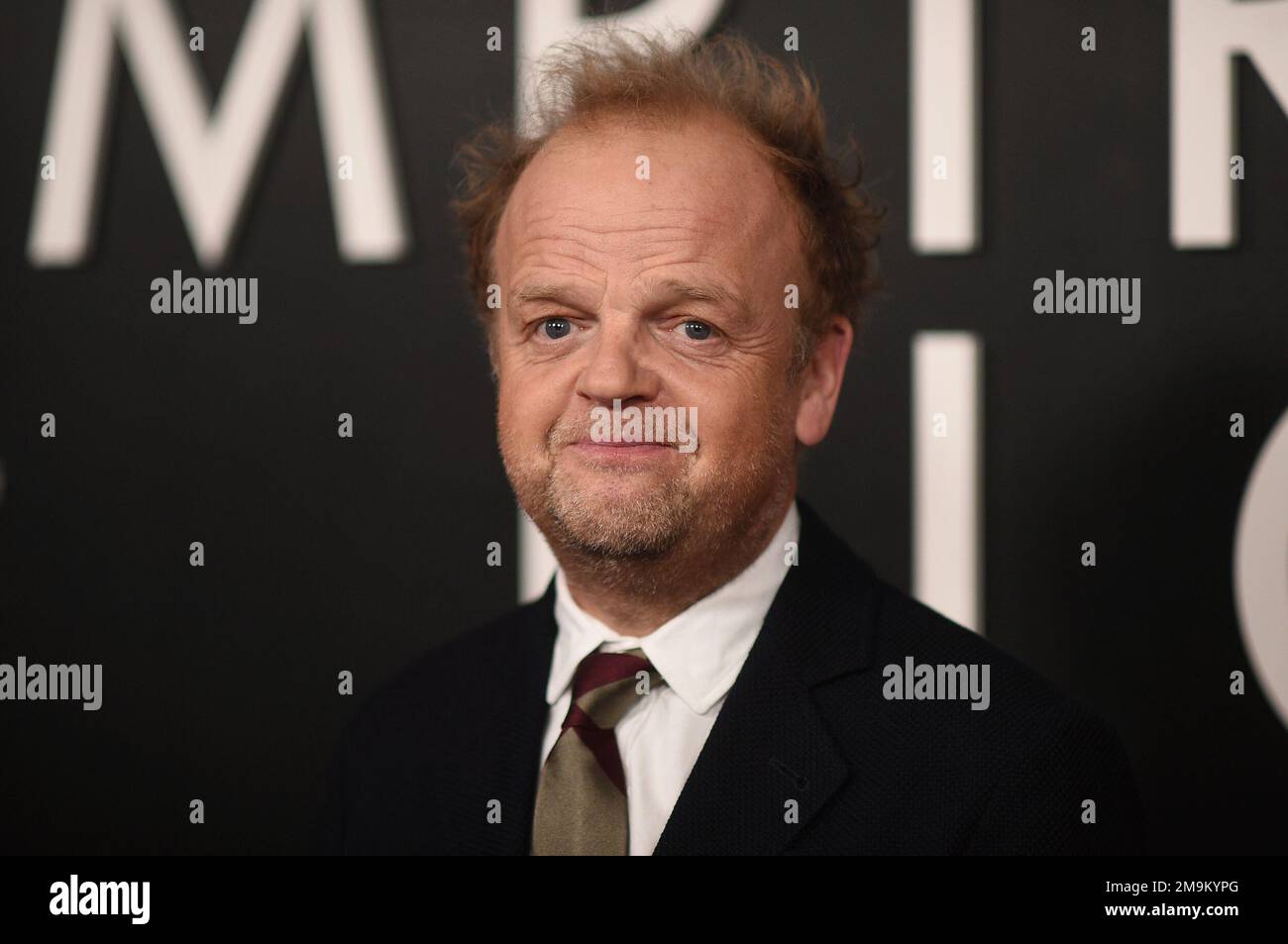 Toby Jones arrives at the premiere of "Empire of Light" on Thursday ...