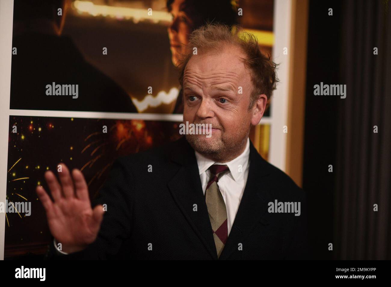 Toby Jones arrives at the premiere of "Empire of Light" on Thursday ...