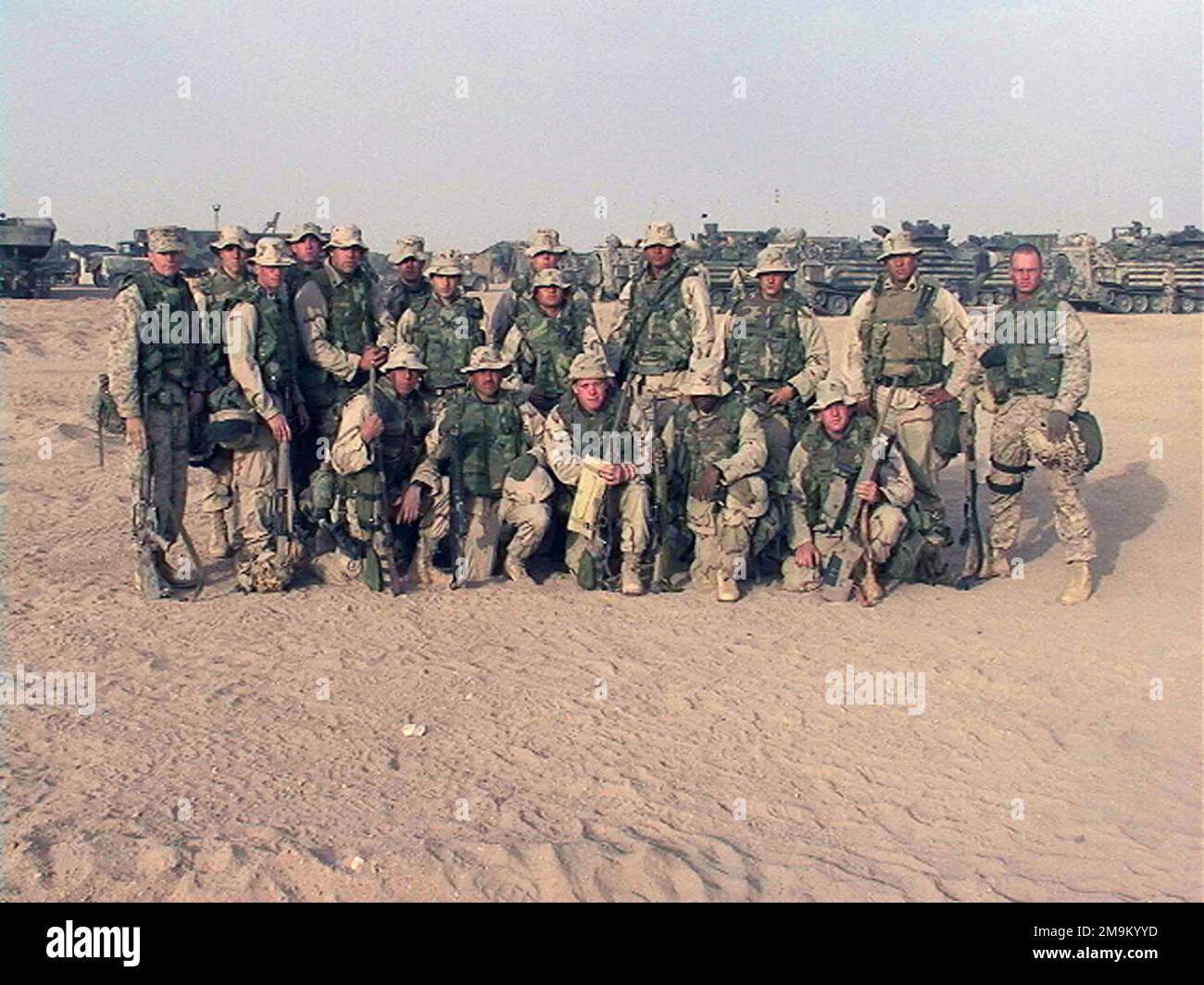 US Marine Corps (USMC) Marines of Weapons Company (CO), 2nd Battalion (BN), 5th Marines (MAR) (2 ...