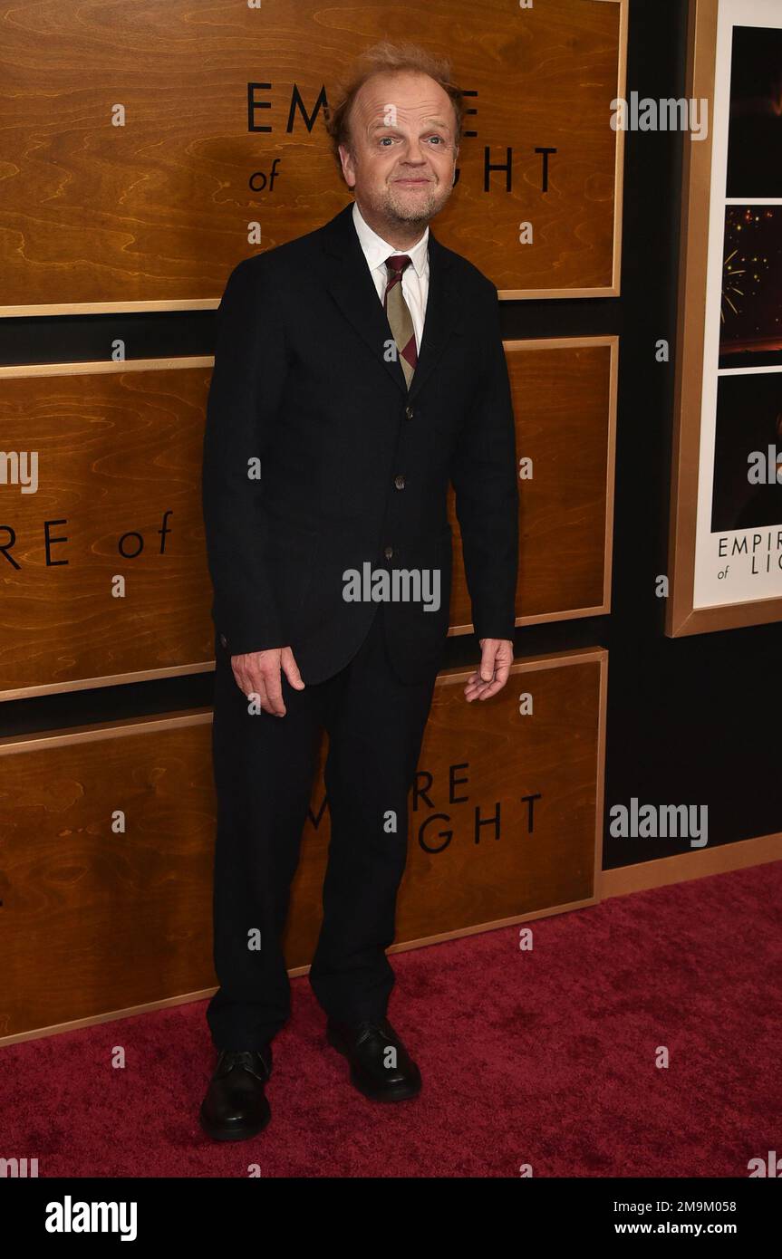 Toby Jones arrives at the premiere of "Empire of Light" on Thursday ...