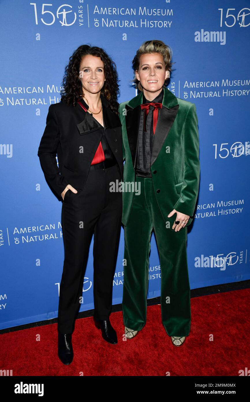 Brandi Carlile, right, and wife Catherine Shepherd attend The Museum ...