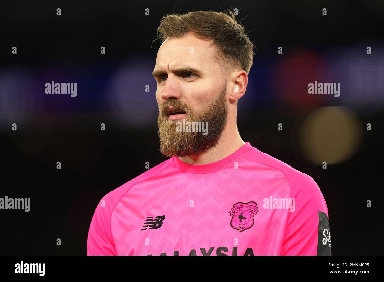 Cardiff City goalkeeper Jak Alnwick during the Emirates FA Cup third ...
