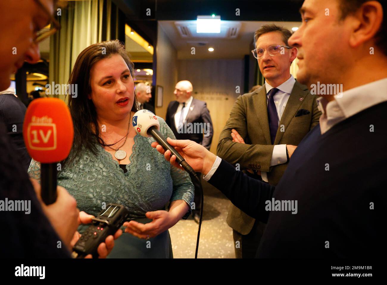 ROTTERDAM - Founders Annabel Nanninga and Joost Eerdmans of JA21 during ...