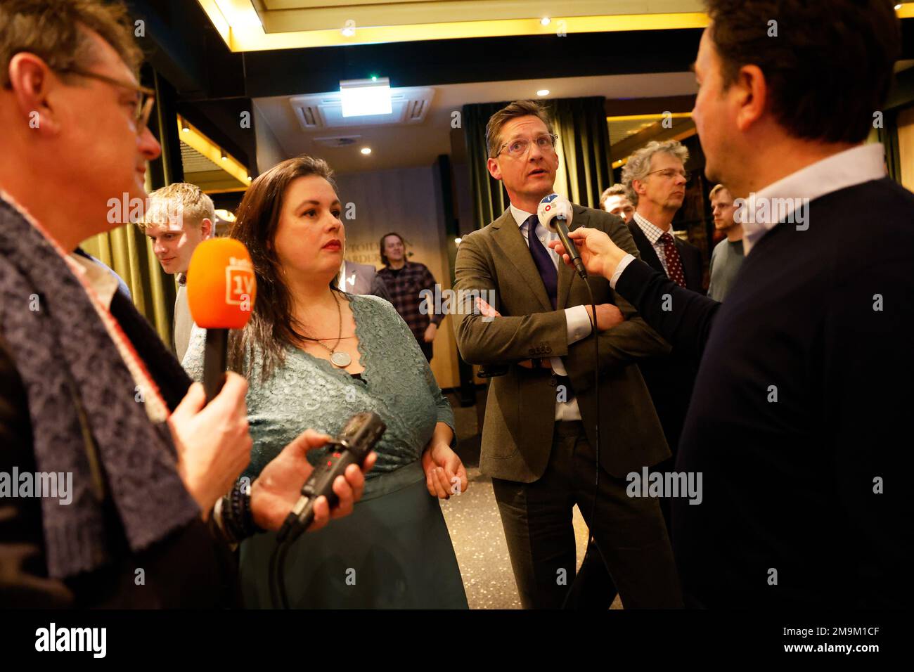 ROTTERDAM - Founders Annabel Nanninga and Joost Eerdmans of JA21 during ...