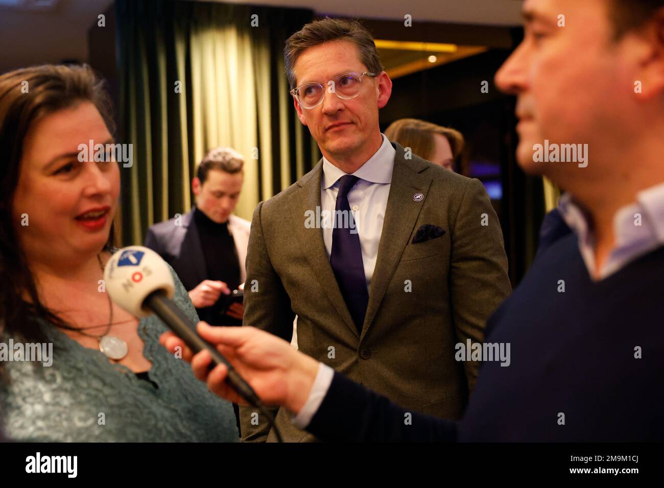 ROTTERDAM - Founders Annabel Nanninga and Joost Eerdmans of JA21 during ...