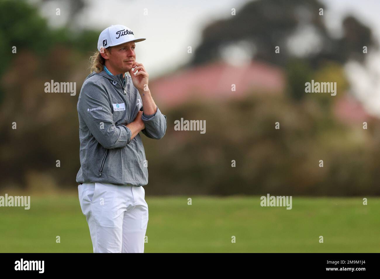 Australia's Cameron Smith reacts on the 12th hole during the Australian ...