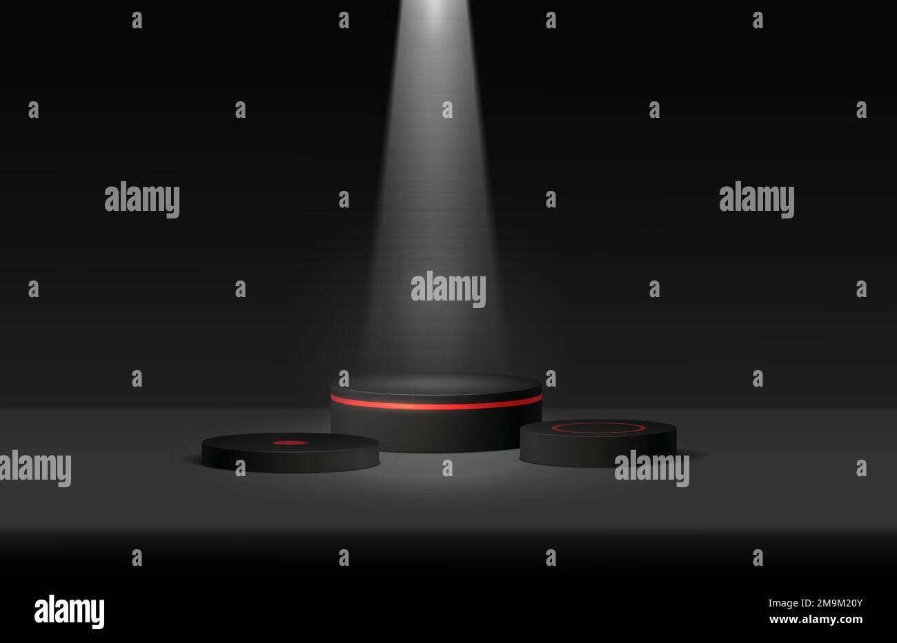Black scene background with 3d stage podium minimal style realistic ... Black scene background with 3d stage podium minimal style realistic ...