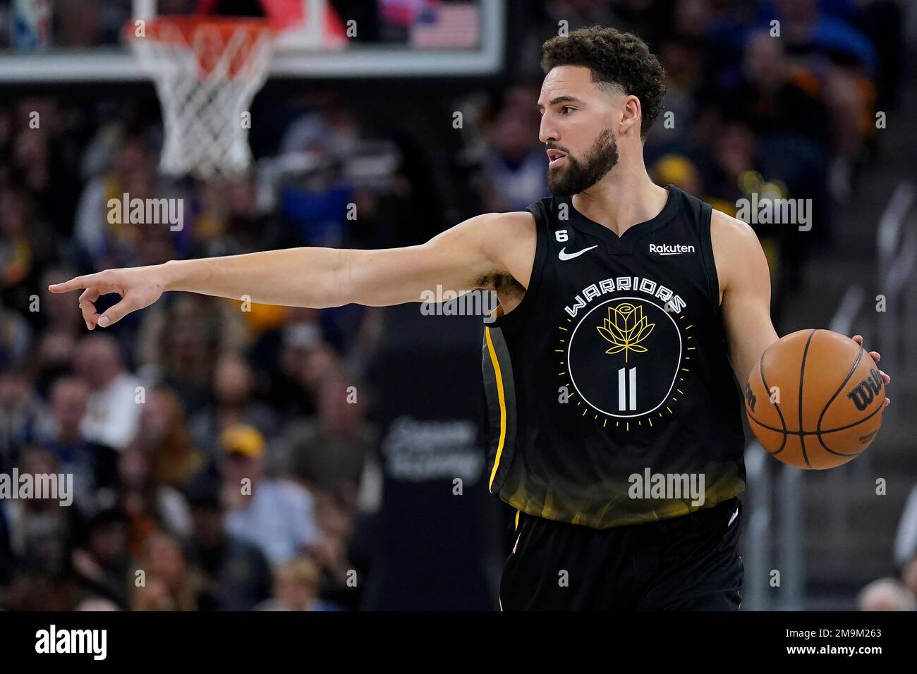 Golden State Warriors guard Klay Thompson (11) during an NBA basketball ...