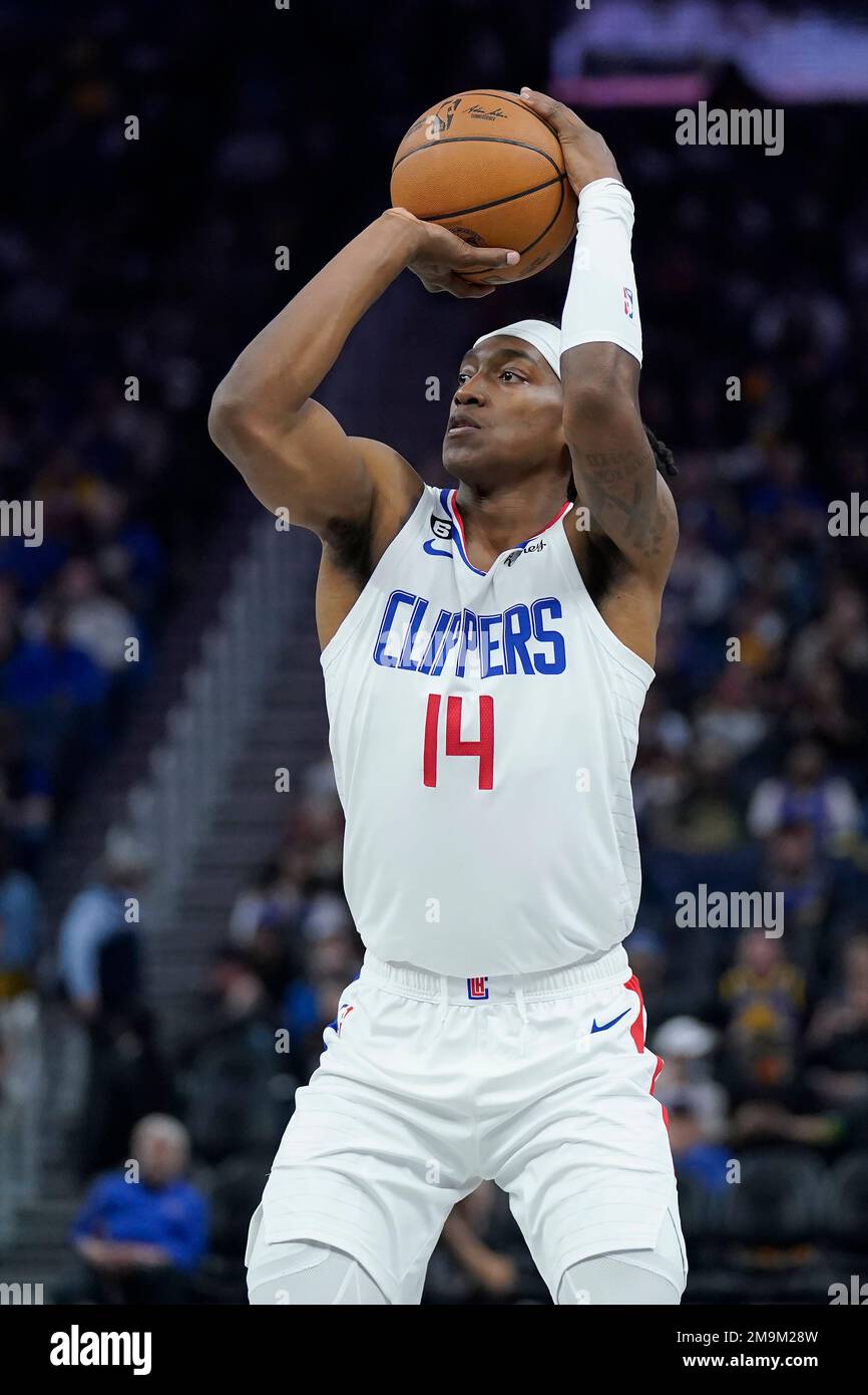 Los Angeles Clippers guard Terance Mann (14) during an NBA basketball ...